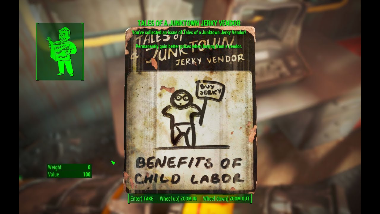 Tales Of A Junktown Jerky Vendor Magazine Locations in Fallout 4 | game ...