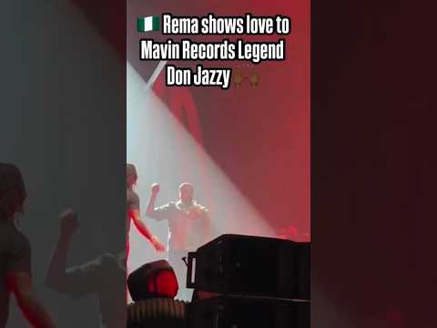 Rema gives Don Jazzy a heartfelt moment at his Madison Square Garden show #rema #donjazzy #music