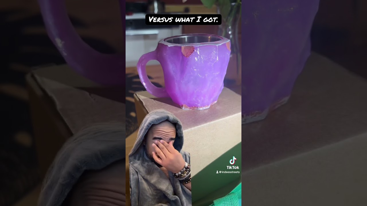 My review on the crystal mineral coffee mug. #amethyst #crystals #shopping #coffee #coffemug #viral