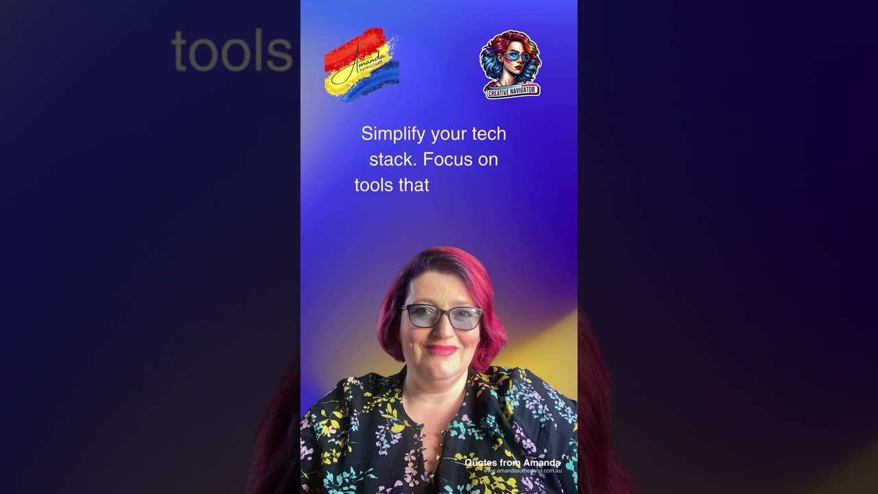 Simplify your tech stack. Focus on tools that genuinely support your business goals.