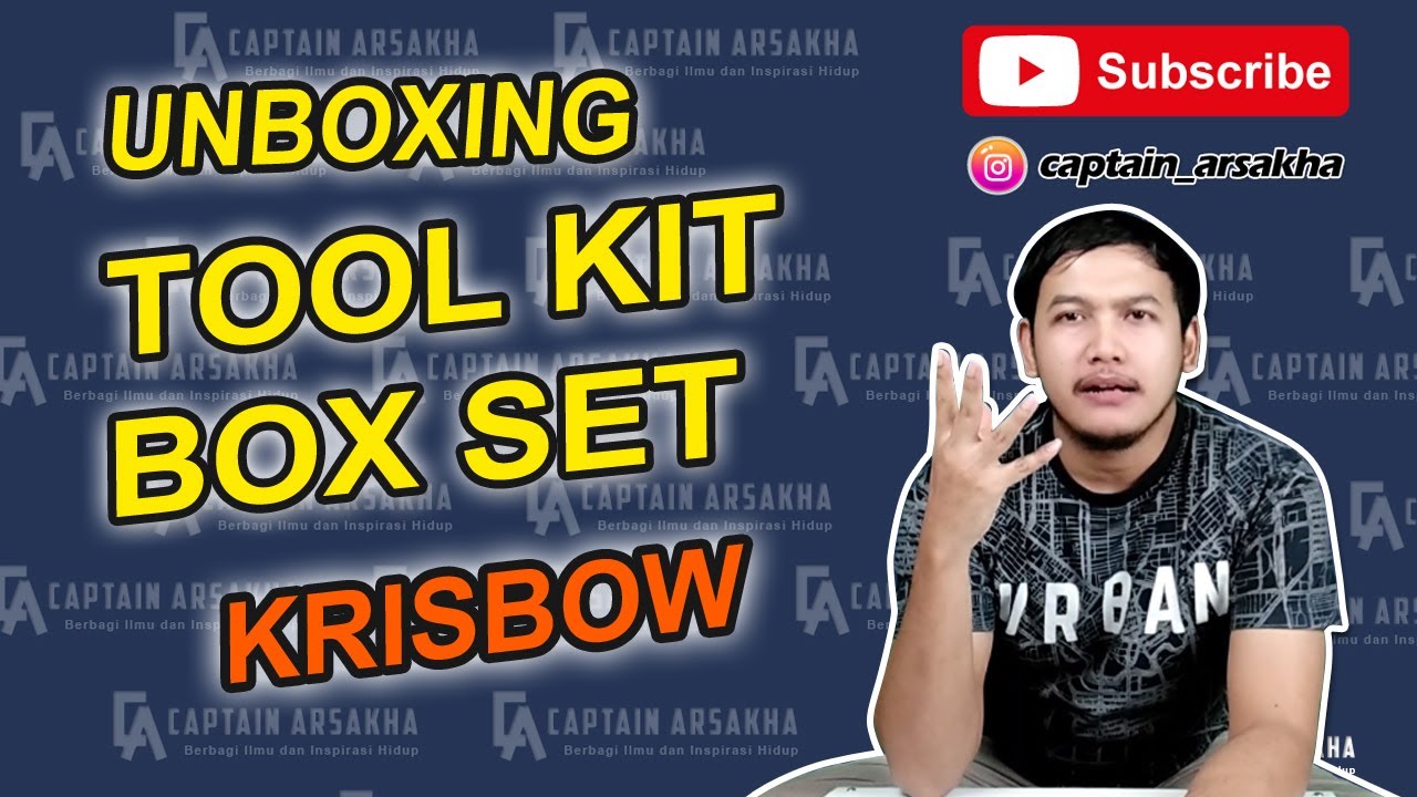 UNBOXING TOOL KIT BOX SET ORIGINAL KRISBOW