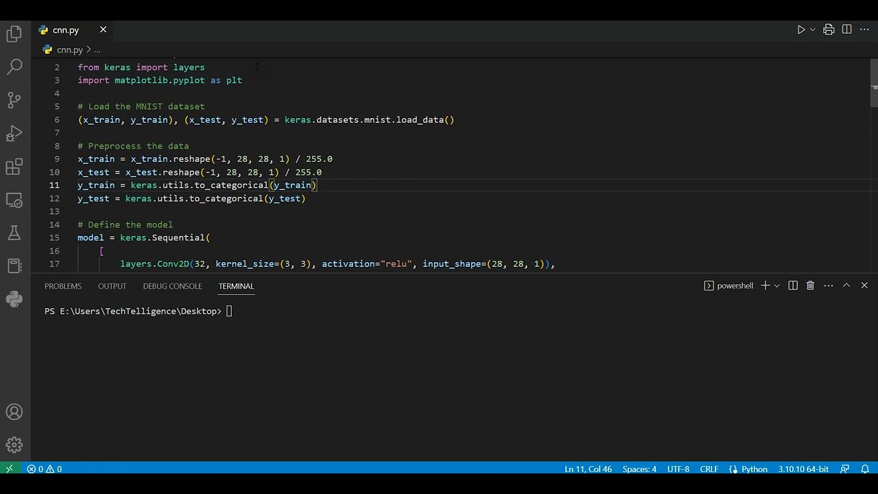 Creating a Handwritten Digit Recognition Model with Convolutional Neural Networks