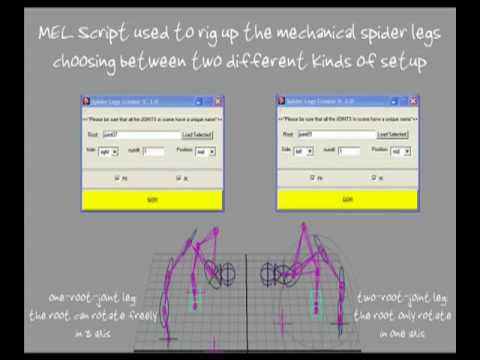 spider leg structure | Twigg 3D