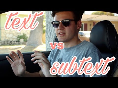 a short film on SUBTEXT vs TEXT. visual storytelling DODGE COLLEGE