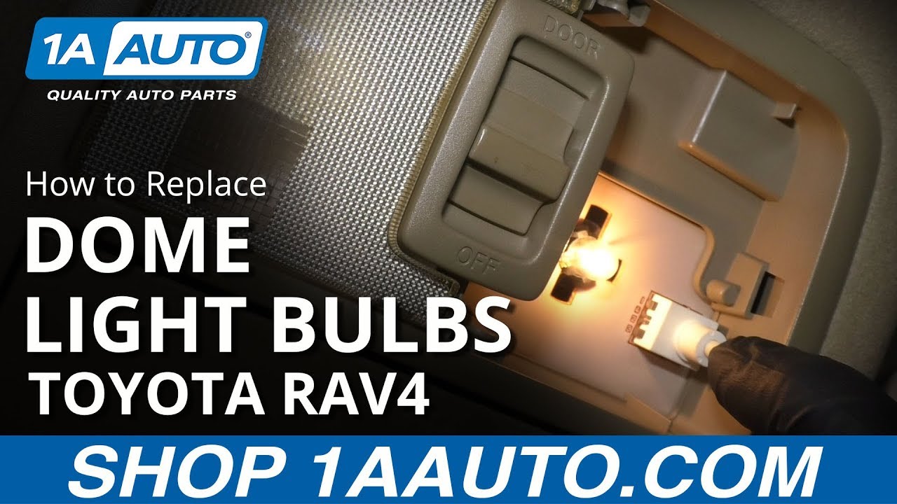 How to Replace Dome Light Bulbs 05-16 Toyota RAV4