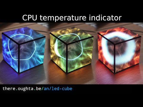 LED Cube CPU monitor by DiCon - Thingiverse