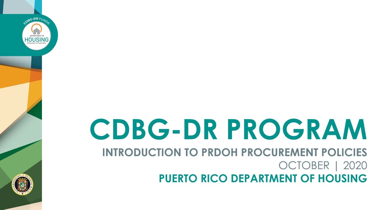 Procurement - CDBG