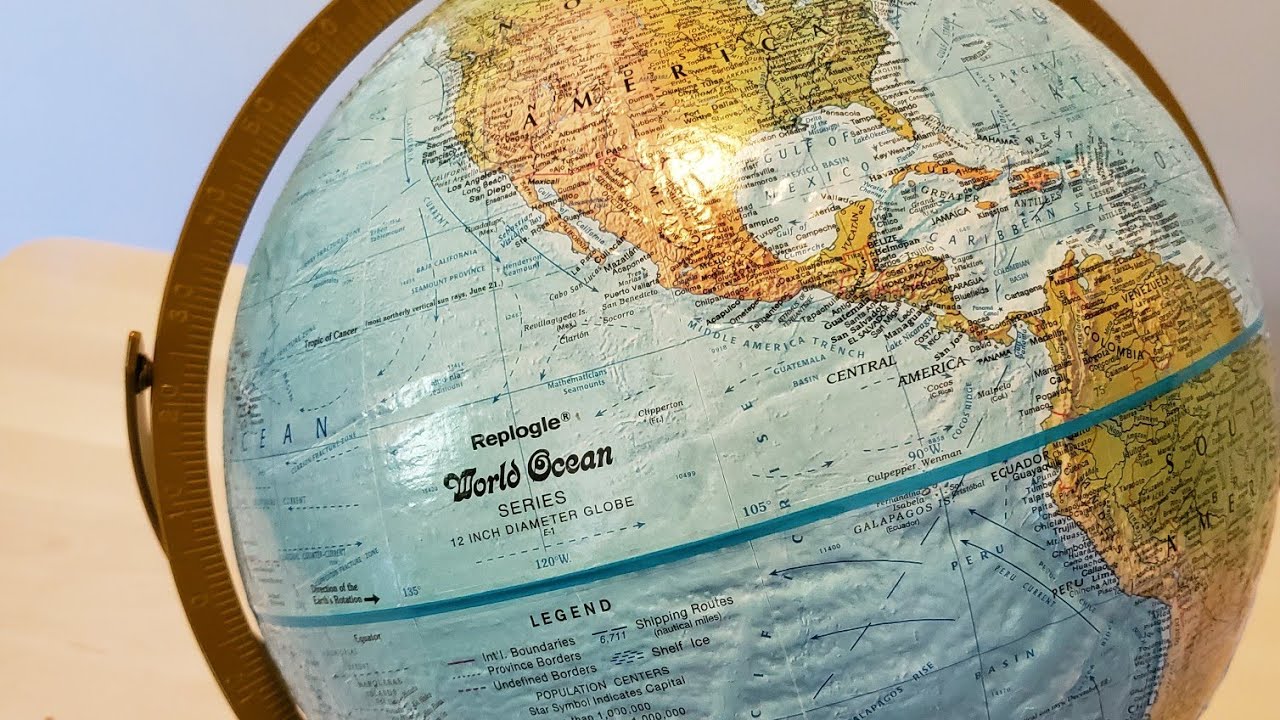 Our new globe came! Replogle Atlantis 12inch globe