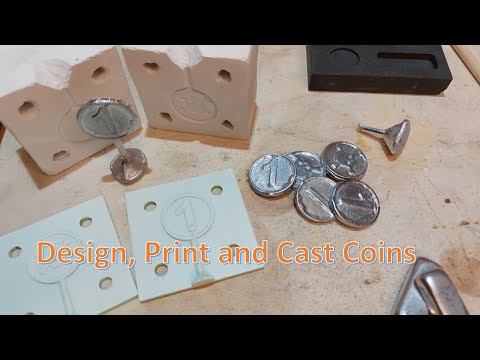 Free 3D file simple coin mold template 🪙 ・3D printable design to ...