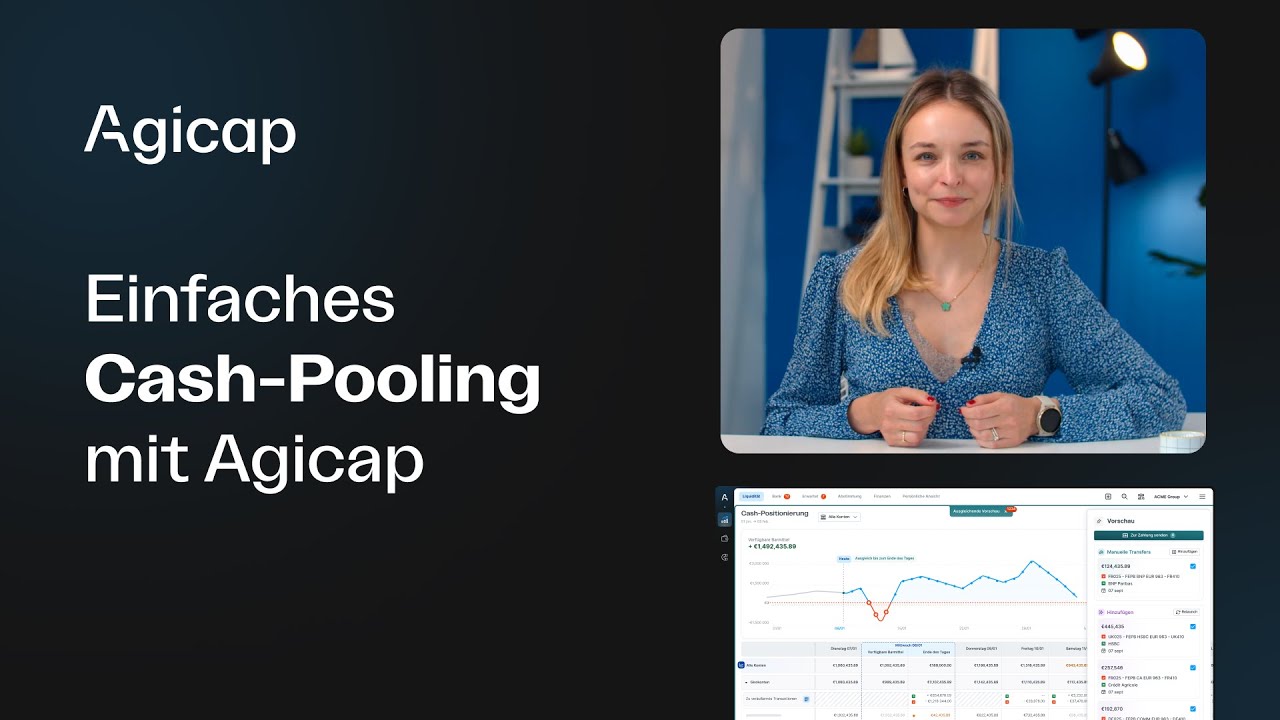 Einfaches Cash Pooling mit Agicap