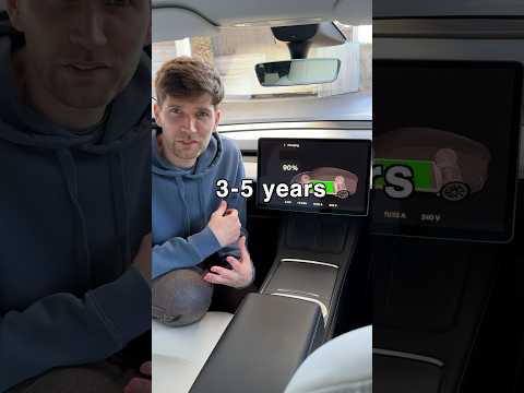 How long will a Tesla Battery last? ???? #tesla #teslamodely #teslabattery