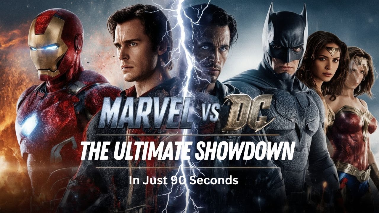 Marvel vs DC: The Ultimate Showdown in 90 Seconds!