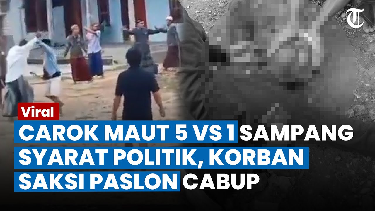 Kronologi Carok Maut 5 vs 1 di Sampang Madura, Berawal dari Pengadangan ...
