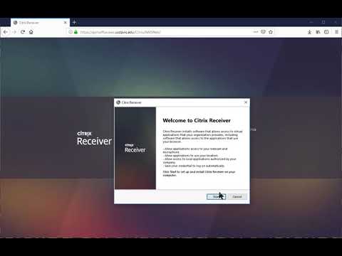 Installing Citrix Workspace via the GSM Web Portal