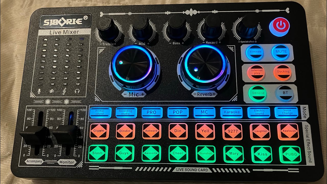 F999 Soundcard / Mixer Overview #podcastequipment #podcast #mixer