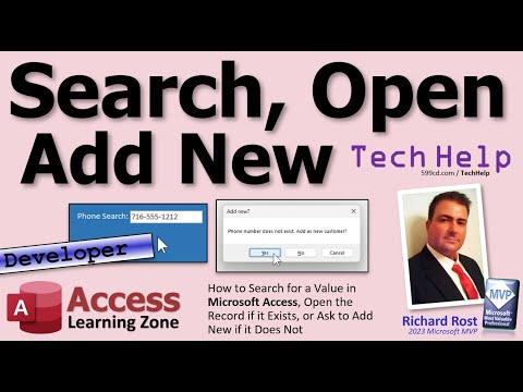 Mastering Microsoft Access: How to Search for Existing Records and Add New Ones with Ease