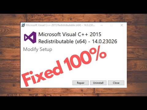 How to Fix Microsoft Visual C 2015 Redistributable Setup Failed error 0x80240017