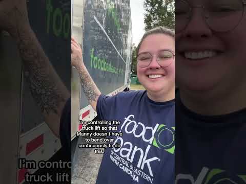 Day with a Driver at the Food Bank