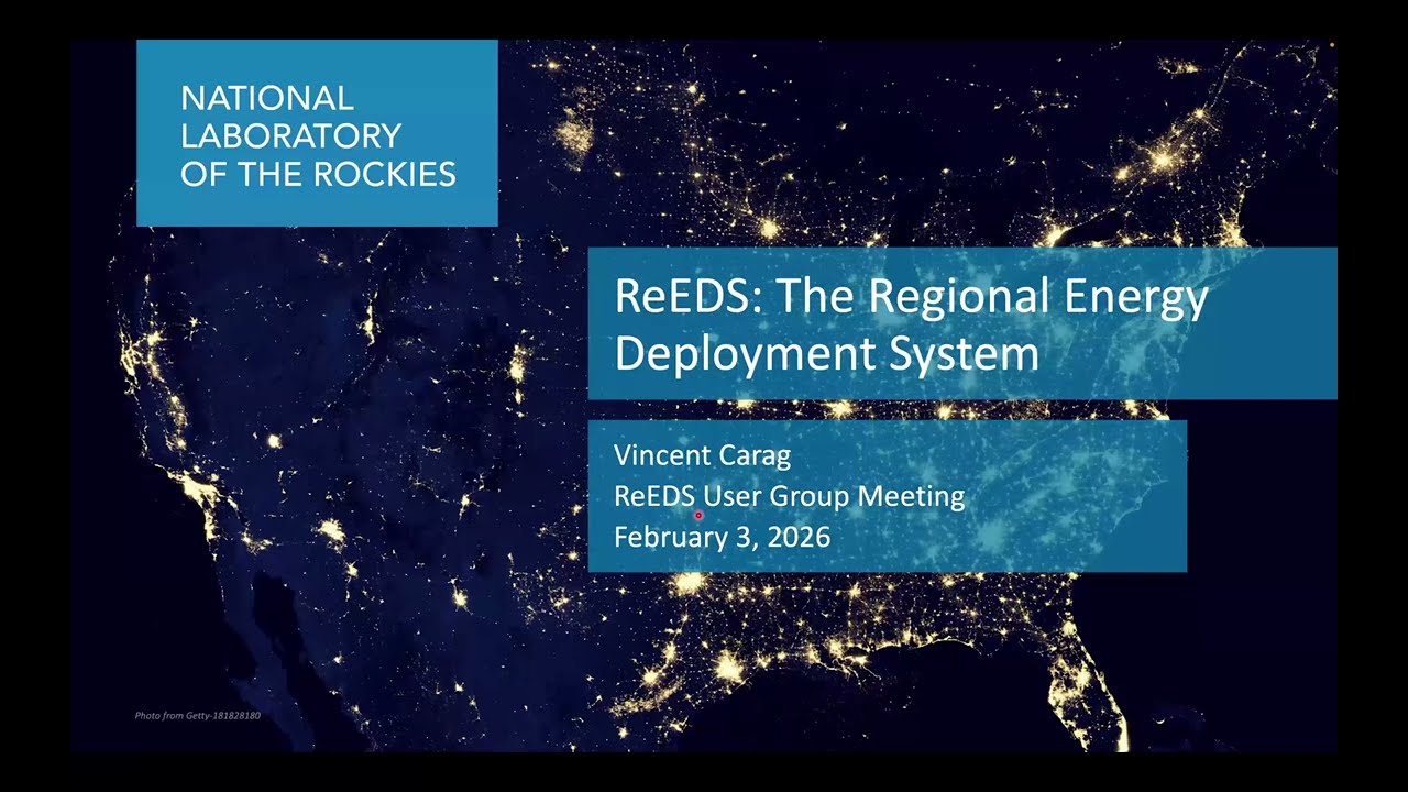 Introduction to the ReEDS Model (2026)
