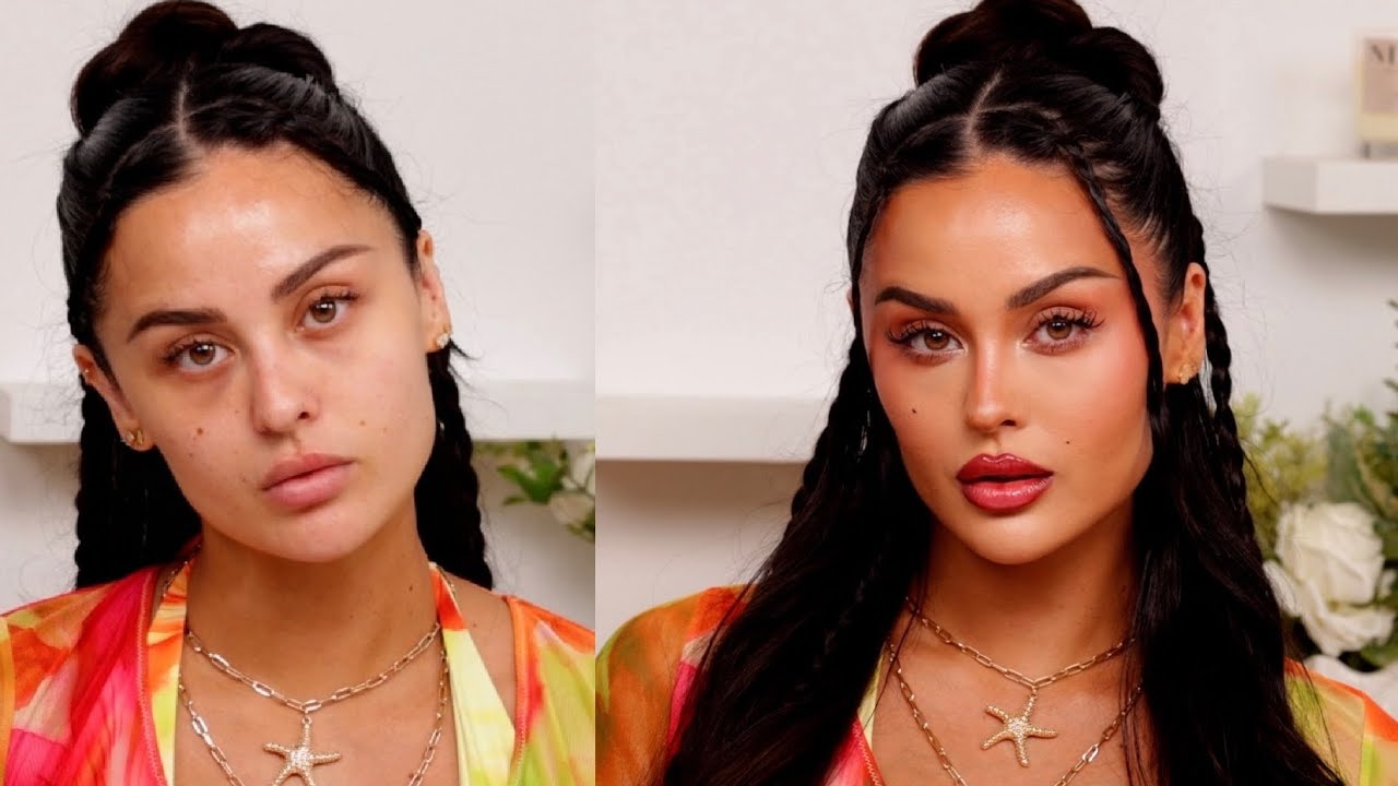 Sweat Proof Summer Glowy Makeup Tutorial l Christen Dominique