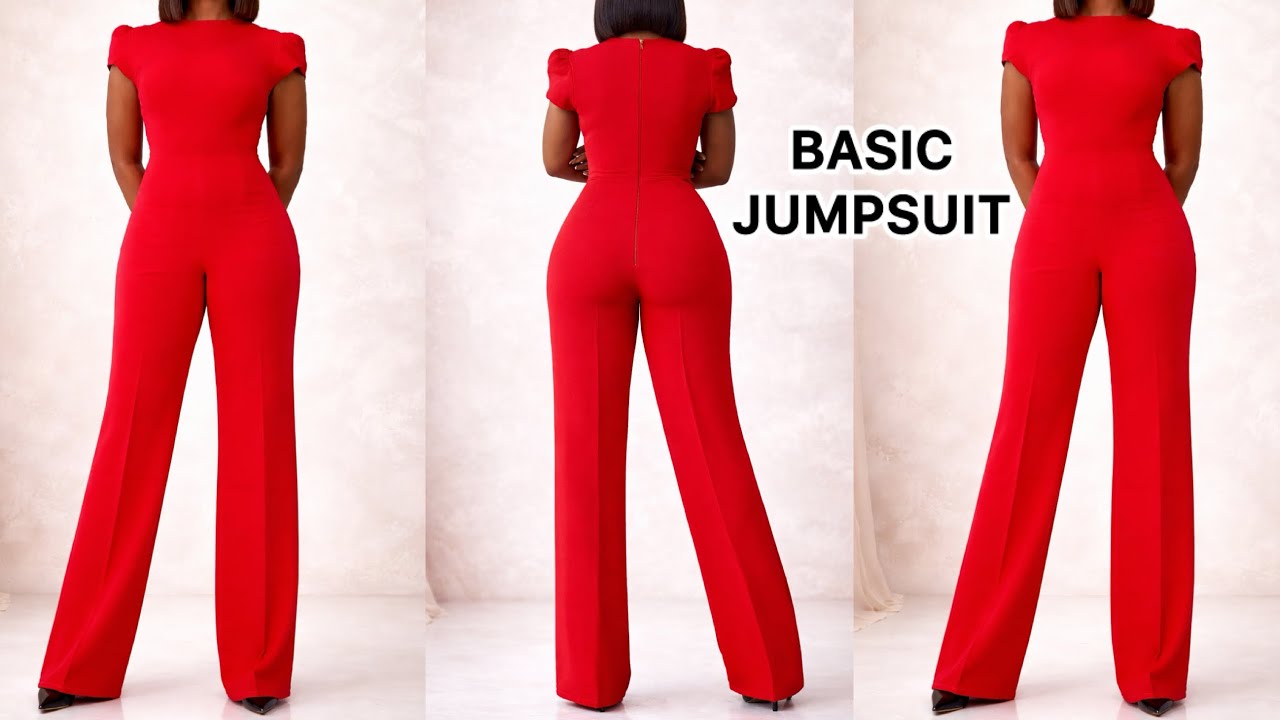 How to Draft a Basic Jumpsuit Pattern for Beginners | Step-by-Step Tutorial