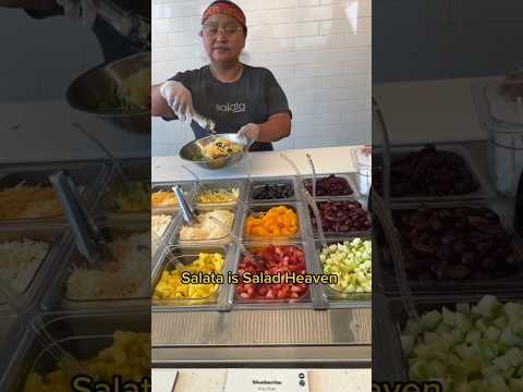 Salata is Salad Heaven #salata #fyp #salads #chipotle #cava #moes #lunch #healthy