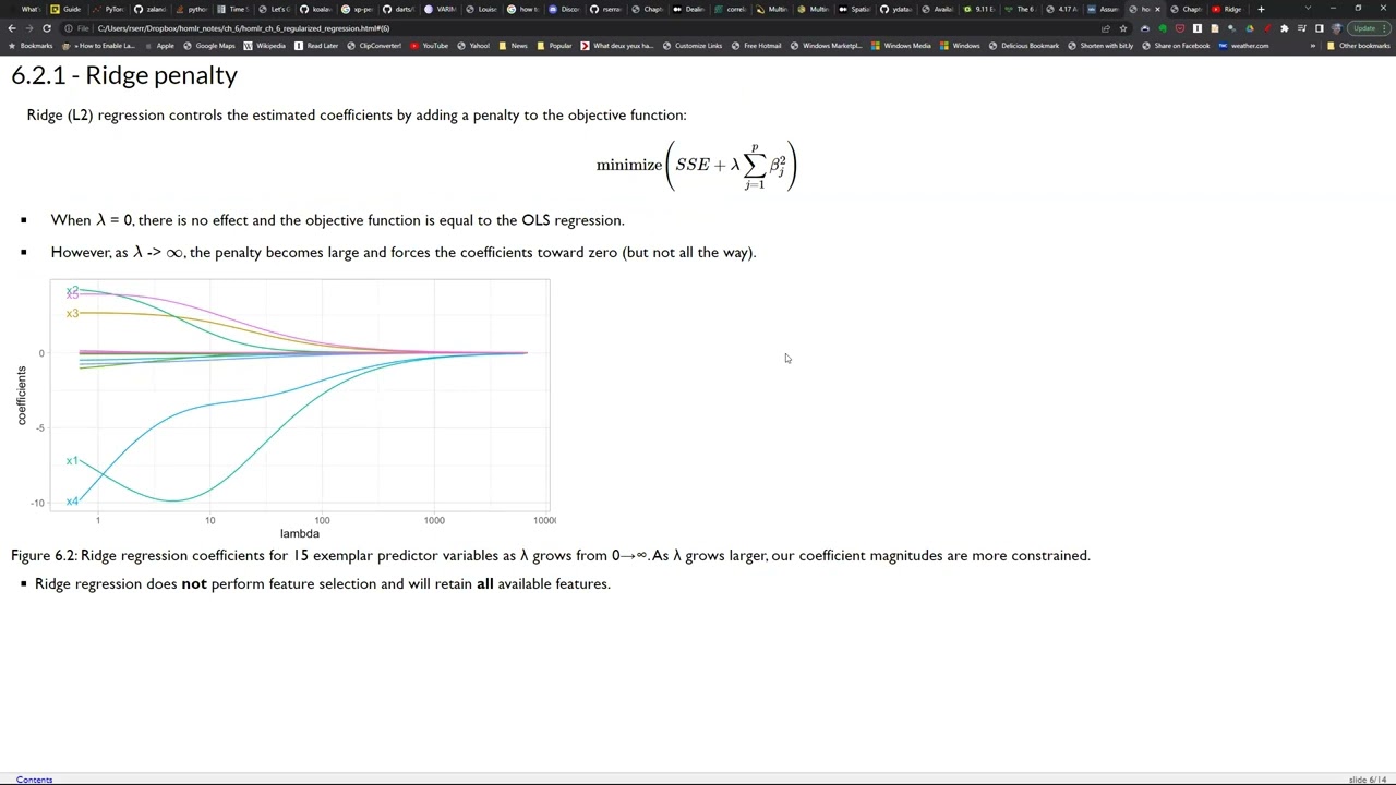 Hands-On Machine Learning with R: Regularized Regression (homl01 6)
