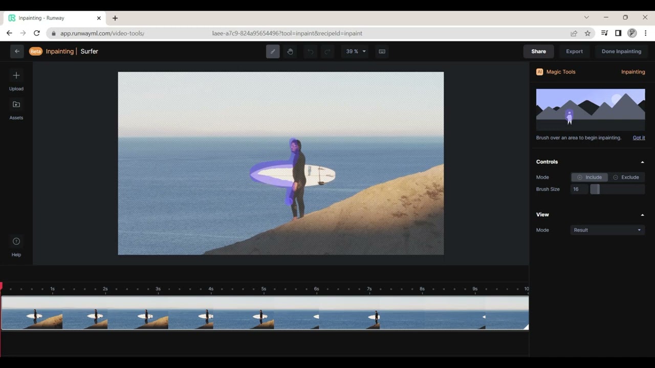 Quickly remove an object from a video in seconds.