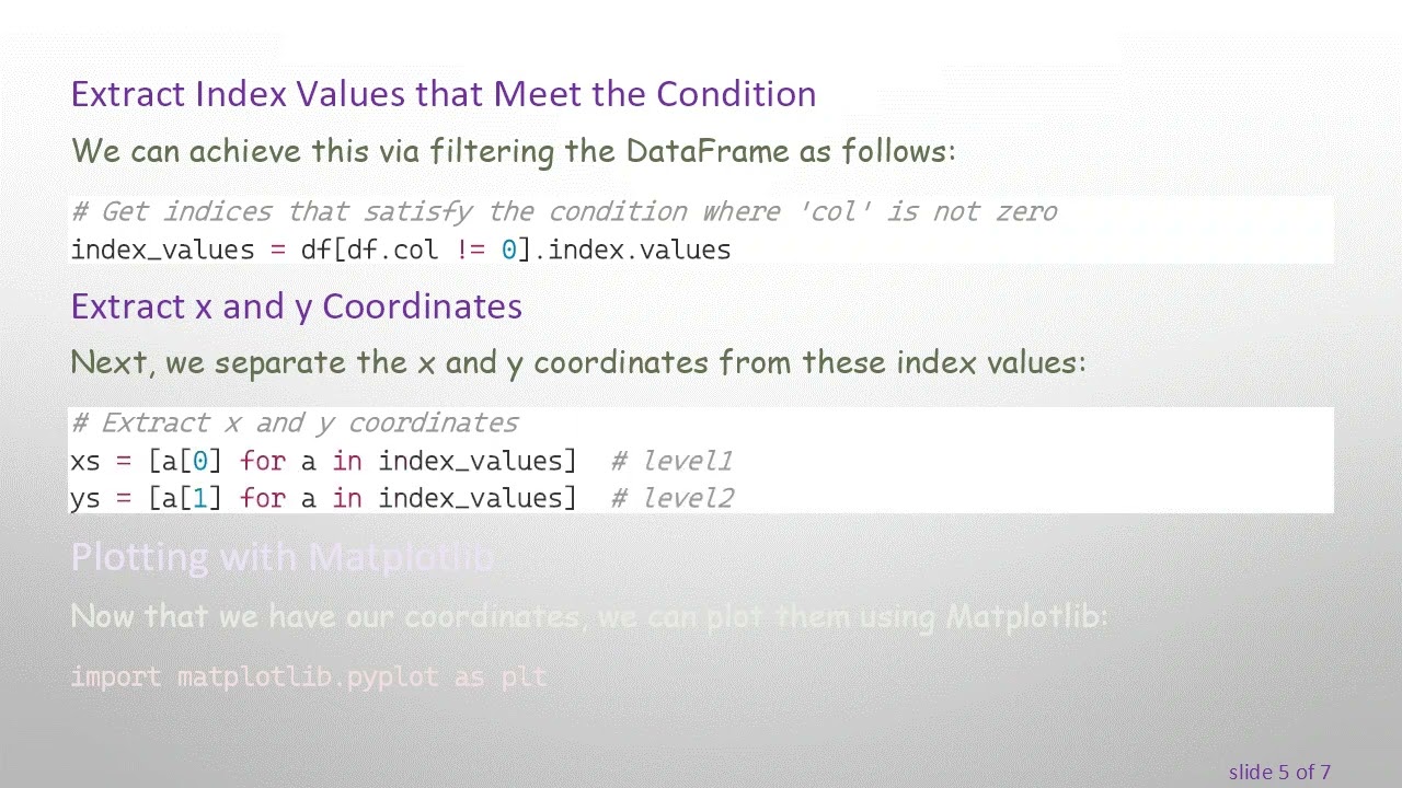 Creating a Scatter Plot from a Pandas DataFrame with 2-level Multiindex