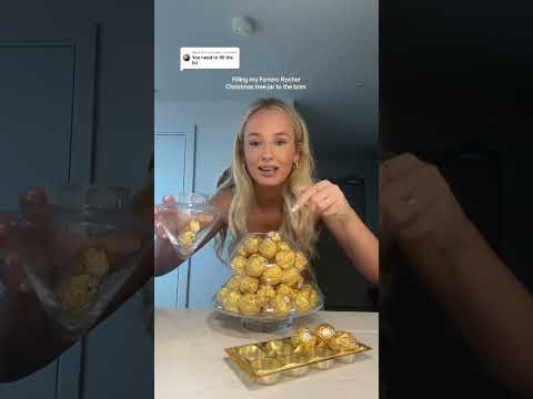 Ferrero Rocher Jar to the brim!! ๐ #christmas