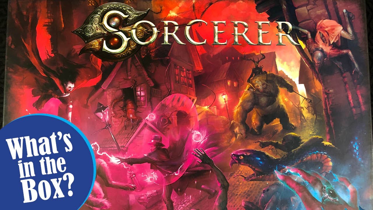 SORCERER Board Game Unboxing - What's in the Box