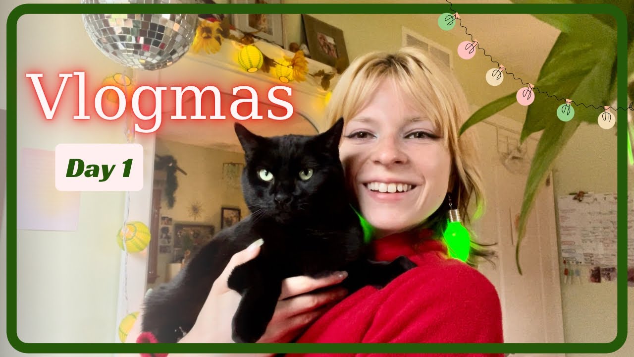 Vlogmas Day 1: Decorating for Christmas + Easy Holiday Makeup Tutorial