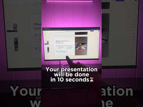 How To Make A Presentation With AI!✨