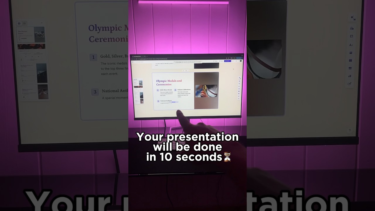 How To Make A Presentation With AI!✨