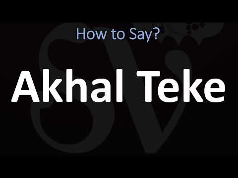 How to Pronounce Akhal-Teke Horse? (CORRECTLY)