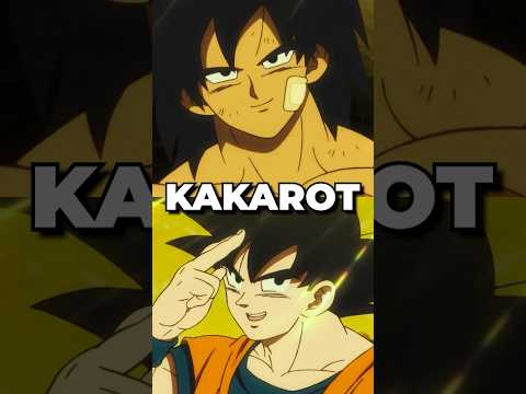 Why'd Goku tell Broly to call him KAKAROT?!