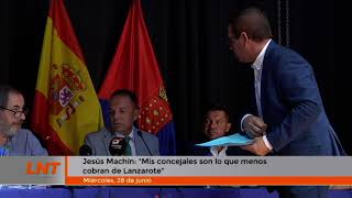 Jesús Machín: "Mis concejales son los que menos cobran de Lanzarote ...