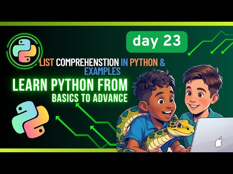 Master List Comprehension in Python 🔥 | One-Liner Loops Explained with Examples | Tuta Tech