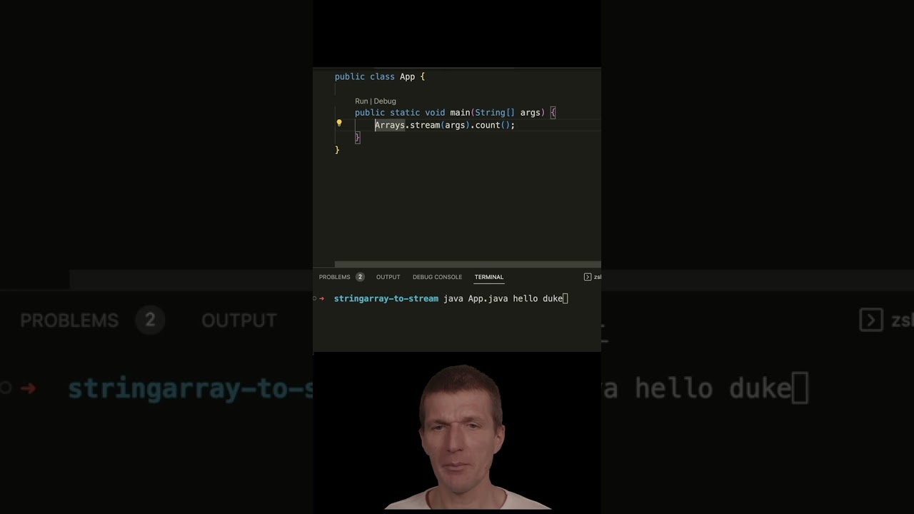 String[] to Stream #java #shorts