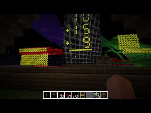 4 Bit Adder - Adding three 4 bit Numbers Minecraft Map