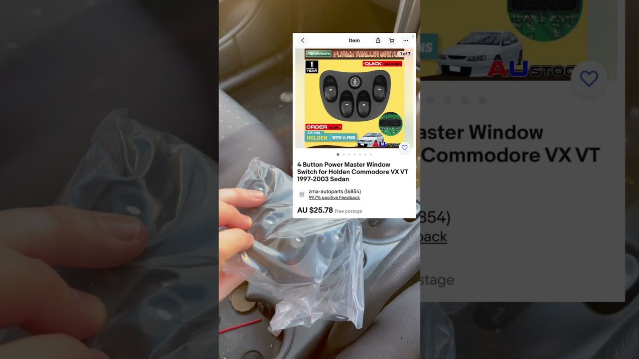 Holden commodore VT VX power window fix