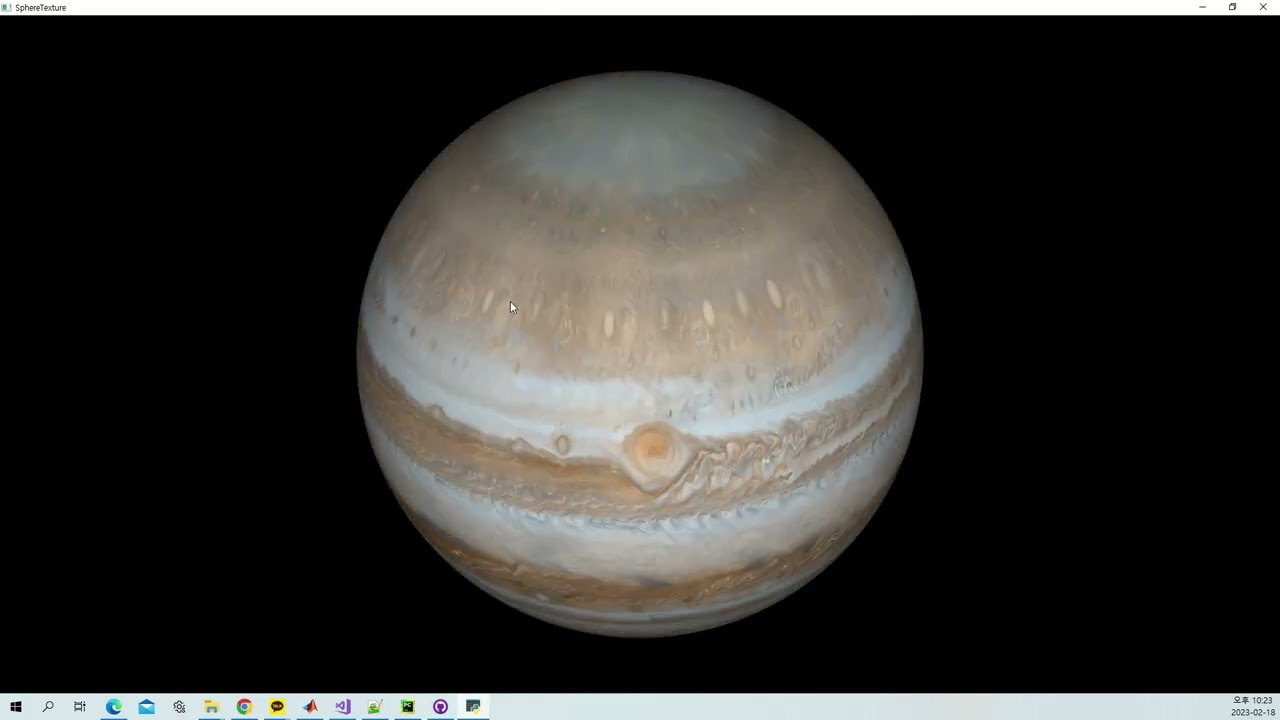 VTK Python Example - jupiter