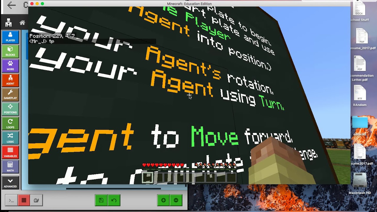 Using MakeCode in the Agent Trials