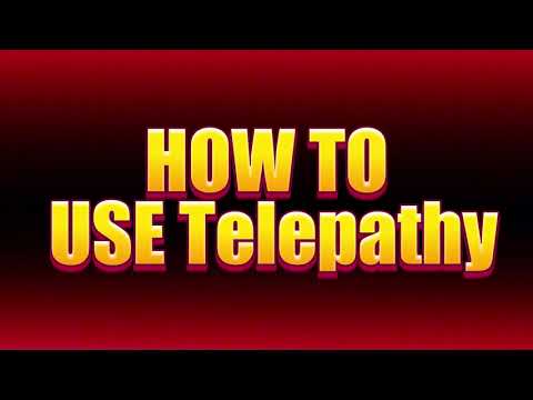 How to pronounce HOW TO USE Telepathy?(SORT OF CORRRECTLY...)