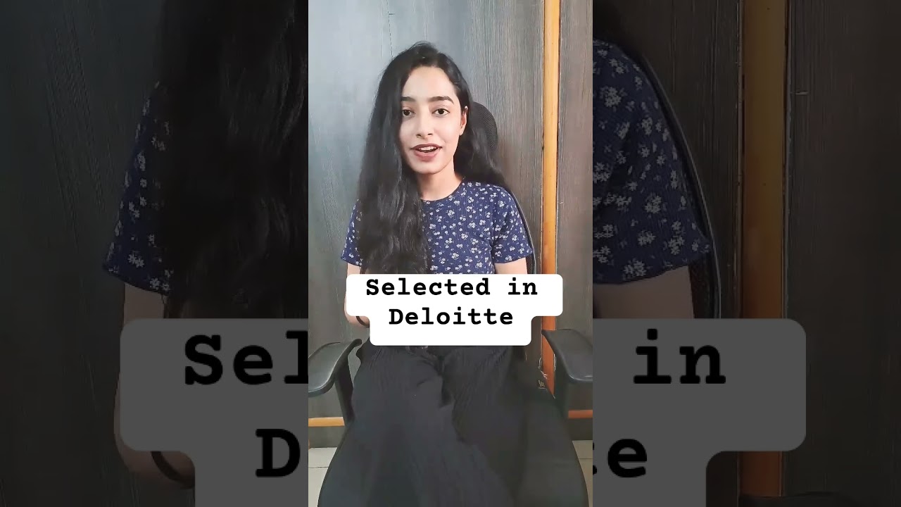 Deloitte:- That’s how I cracked Deloitte. Watch full Video @OnlineStudy4u