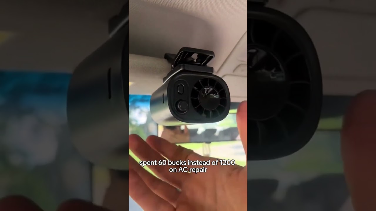 Stay Cool on the Road with This Clip-On Car Fan