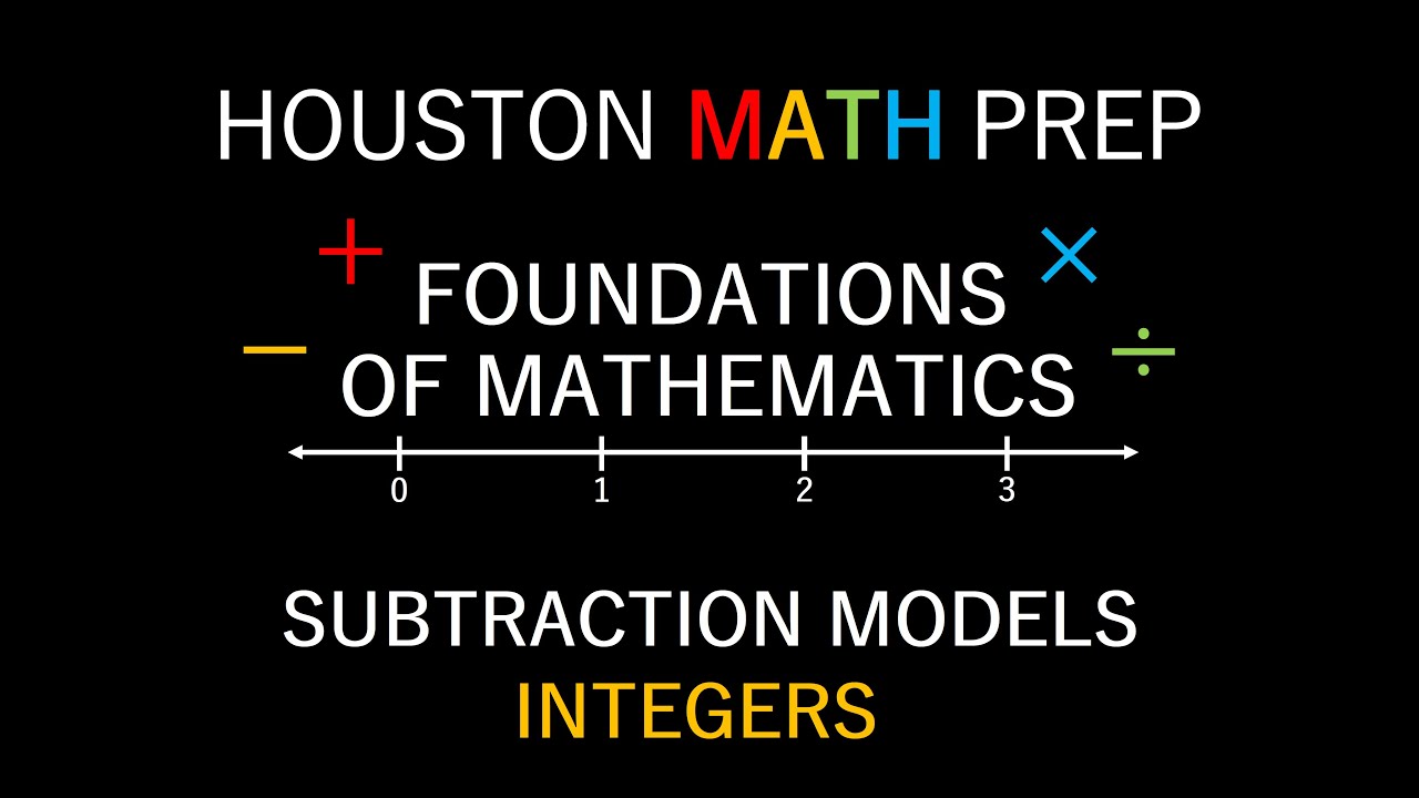 Integer Subtraction Models (Math for Teachers)