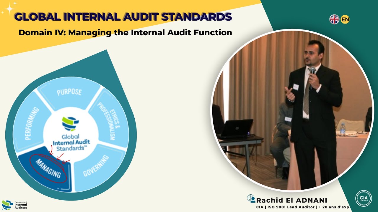 Managing the Internal Audit Function   IIA Global Audit Standards Domain IV