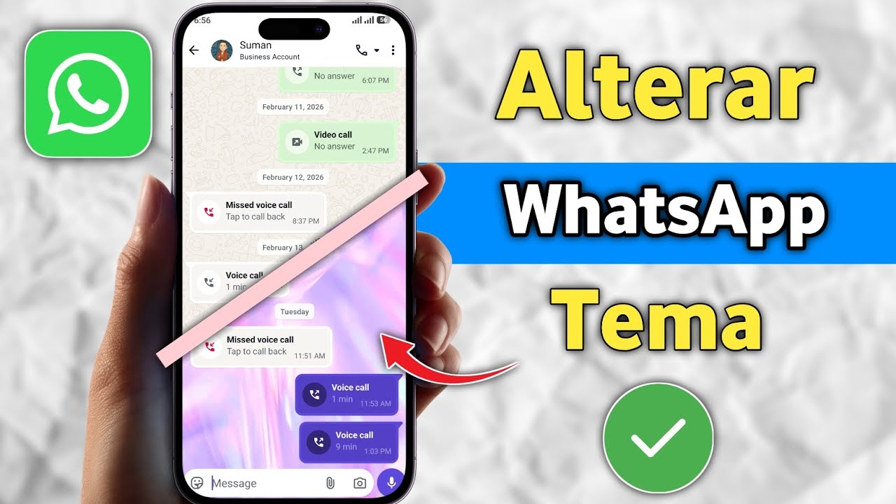 Como alterar o tema do WhatsApp no ​​iPhone e no Android