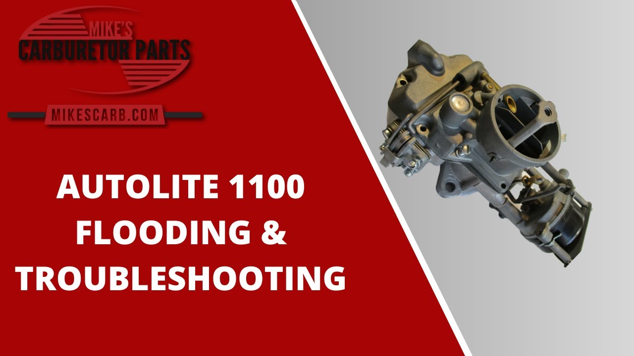 Autolite 1100 Flooding Troubleshooting